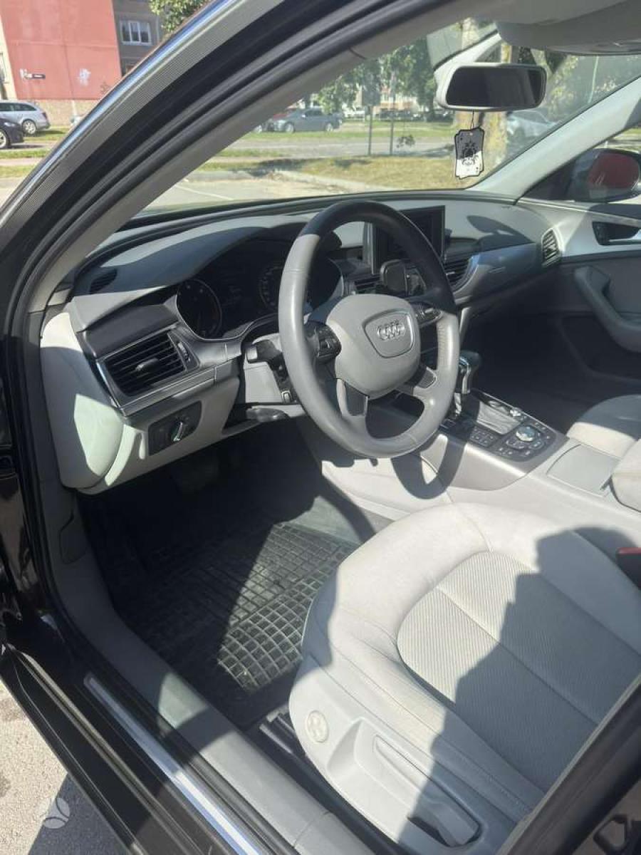 Black Audi A6 2012 in Klaipeda, with an engine capacity of 2.80 L and mileage of 153 thousand km for 9500 €, photo 10 on AUTOMOTO.COM.LV