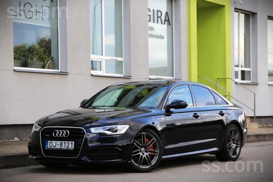 Melns Audi A6 2012 Rīga, ar dzinēja tilpumu 3.00 L un nobraukumu 374 tūkst. km par 10995 €, foto 1 vietnē AUTOMOTO.COM.LV