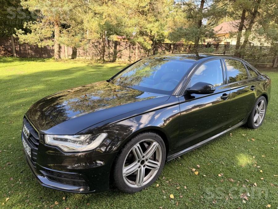 Black Audi A6 2012 in Bauska, with an engine capacity of 3.00 L and mileage of 378 thousand km for 9500 €, photo 1 on AUTOMOTO.COM.LV