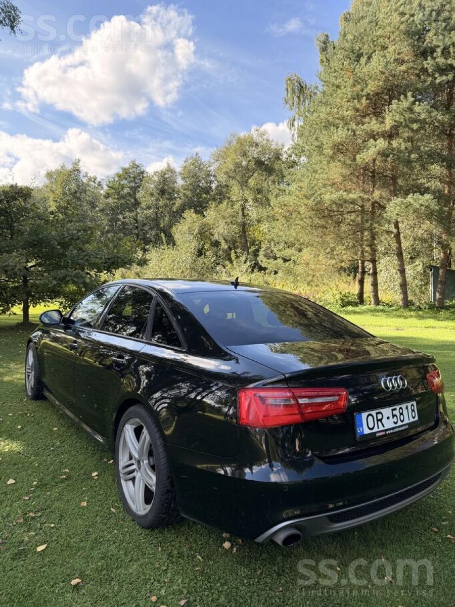 Black Audi A6 2012 in Bauska, with an engine capacity of 3.00 L and mileage of 378 thousand km for 9500 €, photo 3 on AUTOMOTO.COM.LV