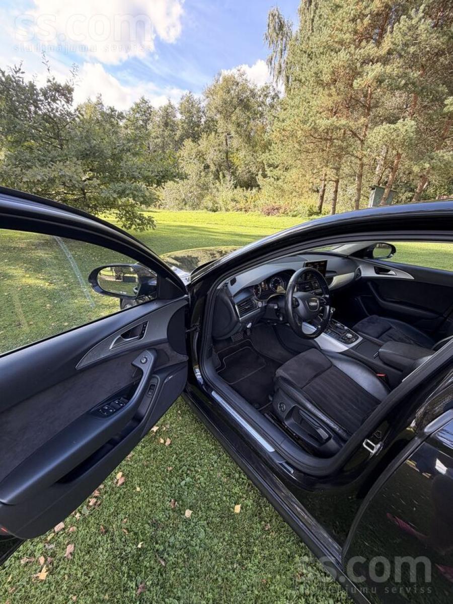 Black Audi A6 2012 in Bauska, with an engine capacity of 3.00 L and mileage of 378 thousand km for 9500 €, photo 6 on AUTOMOTO.COM.LV