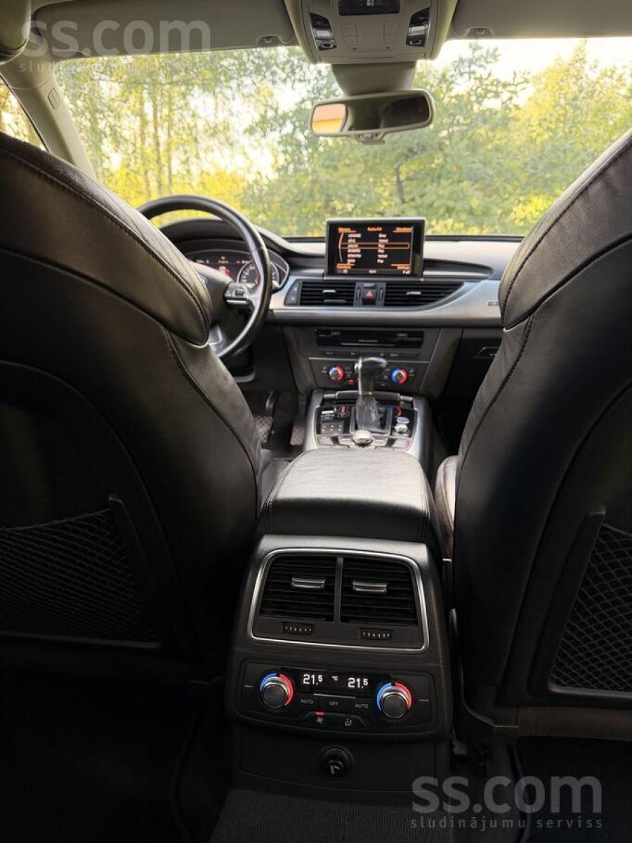 Black Audi A6 2012 in Bauska, with an engine capacity of 3.00 L and mileage of 378 thousand km for 9500 €, photo 8 on AUTOMOTO.COM.LV