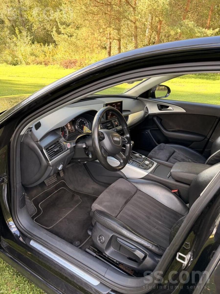 Black Audi A6 2012 in Bauska, with an engine capacity of 3.00 L and mileage of 378 thousand km for 9500 €, photo 11 on AUTOMOTO.COM.LV