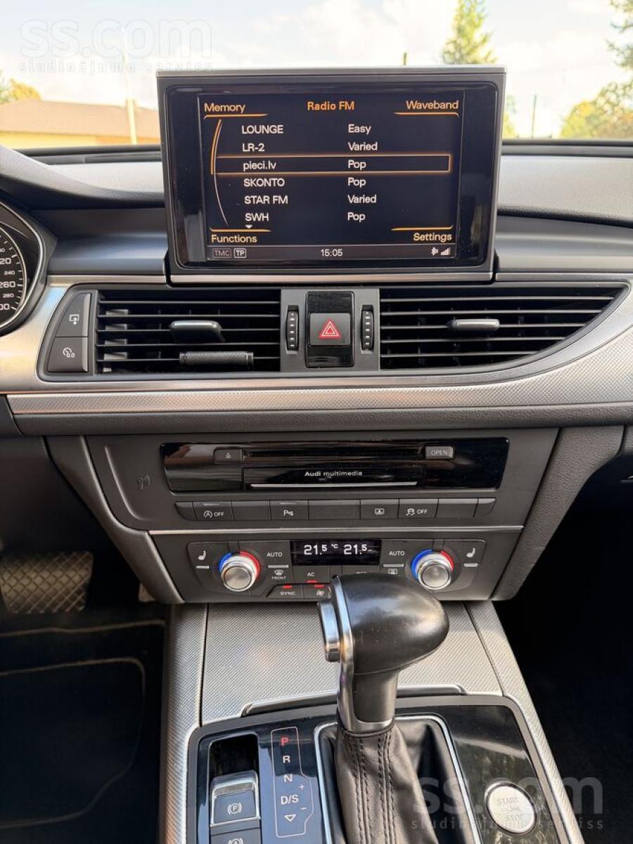 Black Audi A6 2012 in Bauska, with an engine capacity of 3.00 L and mileage of 378 thousand km for 9500 €, photo 12 on AUTOMOTO.COM.LV