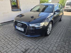 Melns Audi A6 2012 Viļņa, ar dzinēja tilpumu 2.00 L un nobraukumu 310 tūkst. km par 8200 €, foto  vietnē AUTOMOTO.COM.LV