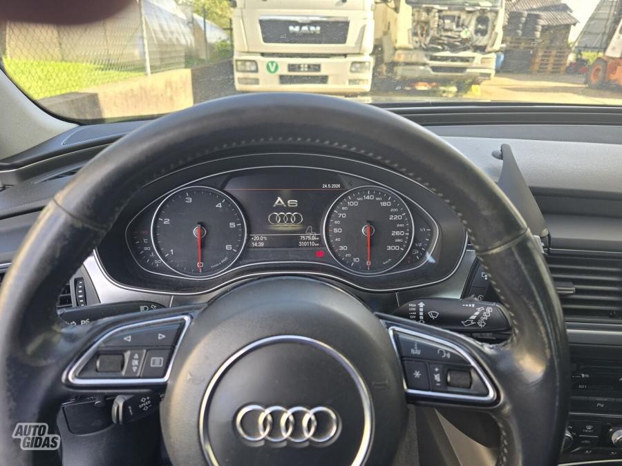 Melns Audi A6 2012 Viļņa, ar dzinēja tilpumu 2.00 L un nobraukumu 310 tūkst. km par 8200 €, foto 10 vietnē AUTOMOTO.COM.LV