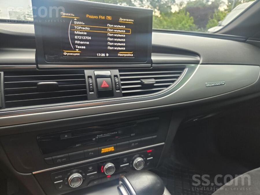 Melns Audi A6 2012 Rīga, ar dzinēja tilpumu 3.00 L un nobraukumu 0 tūkst. km par 10500 €, foto 11 vietnē AUTOMOTO.COM.LV