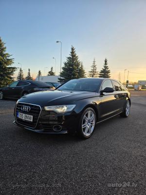 Melns Audi A6 2012 Tartu, ar dzinēja tilpumu 3.00 L un nobraukumu 306 tūkst. km par 11800 €, foto  vietnē AUTOMOTO.COM.LV