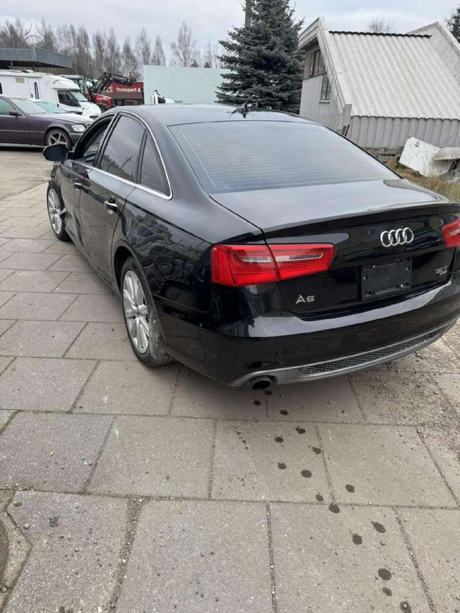 Black Audi A6 2013 in Panevezys, with an engine capacity of 3.00 L and mileage of 318 thousand km for 4700 €, photo 3 on AUTOMOTO.COM.LV