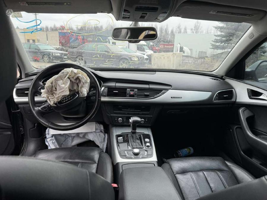 Black Audi A6 2013 in Panevezys, with an engine capacity of 3.00 L and mileage of 318 thousand km for 4700 €, photo 6 on AUTOMOTO.COM.LV