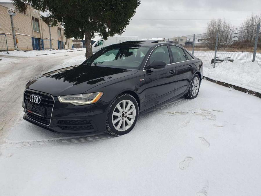 Black Audi A6 2013 in Siauliai, with an engine capacity of 3.00 L and mileage of 241 thousand km for 6350 €, photo 1 on AUTOMOTO.COM.LV
