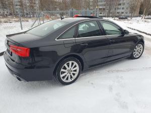 Black Audi A6 2013 in Siauliai, with an engine capacity of 3.00 L and mileage of 241 thousand km for 6350 €, photo 4 on AUTOMOTO.COM.LV