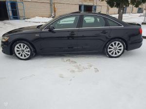Black Audi A6 2013 in Siauliai, with an engine capacity of 3.00 L and mileage of 241 thousand km for 6350 €, photo 6 on AUTOMOTO.COM.LV