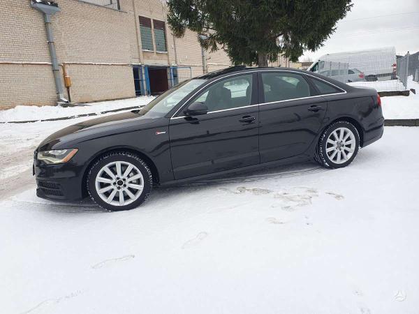 Black Audi A6 2013 in Siauliai, with an engine capacity of 3.00 L and mileage of 241 thousand km for 6350 €, photo 7 on AUTOMOTO.COM.LV
