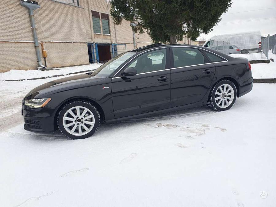 Black Audi A6 2013 in Siauliai, with an engine capacity of 3.00 L and mileage of 241 thousand km for 6350 €, photo 7 on AUTOMOTO.COM.LV