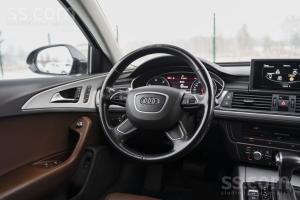 Black Audi A6 2013 in Riga, with an engine capacity of 3.00 L and mileage of 422 thousand km for 13790 €, photo 12 on AUTOMOTO.COM.LV
