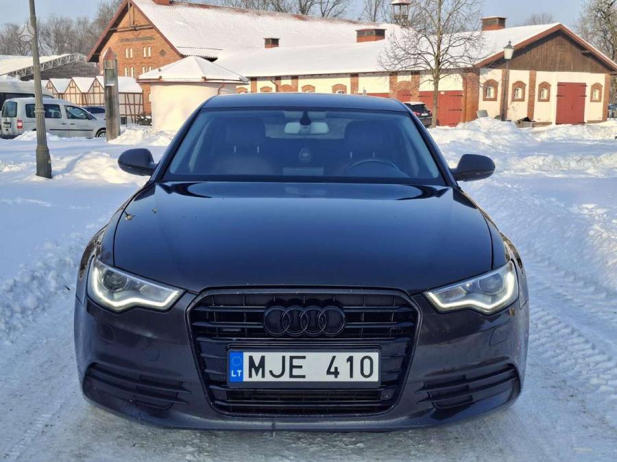 Black Audi A6 2013 in Silute, with an engine capacity of 2.97 L and mileage of 360 thousand km for 7500 €, photo 5 on AUTOMOTO.COM.LV