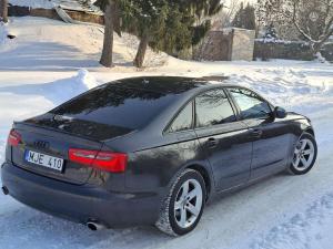 Black Audi A6 2013 in Silute, with an engine capacity of 2.97 L and mileage of 360 thousand km for 7500 €, photo 8 on AUTOMOTO.COM.LV