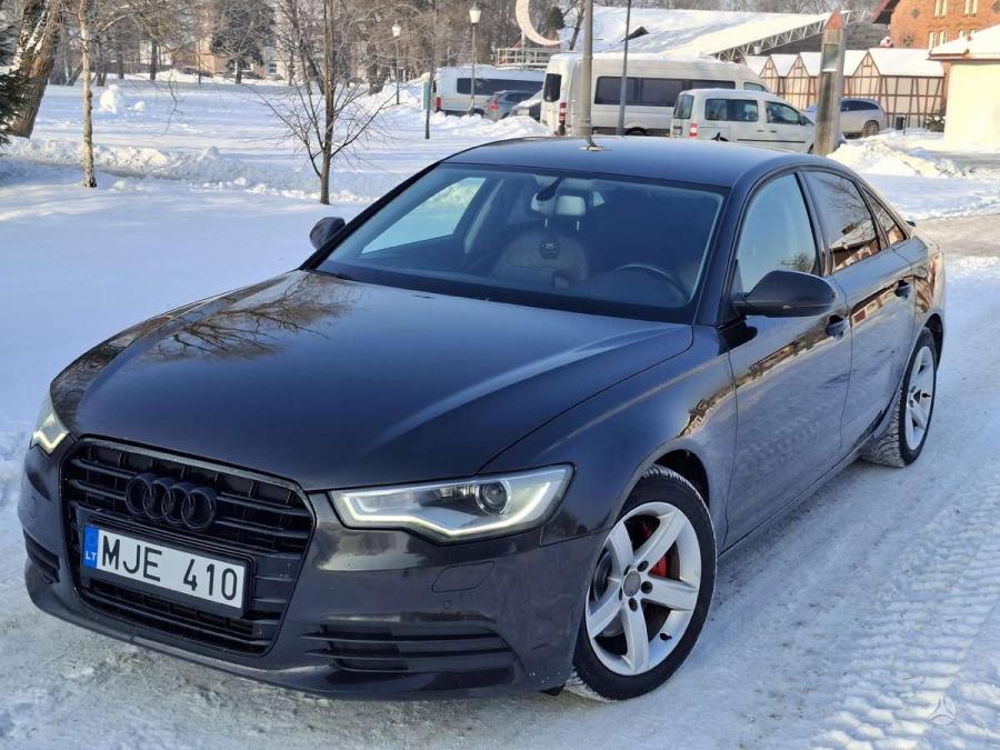 Black Audi A6 2013 in Silute, with an engine capacity of 2.97 L and mileage of 360 thousand km for 7500 €, photo 10 on AUTOMOTO.COM.LV