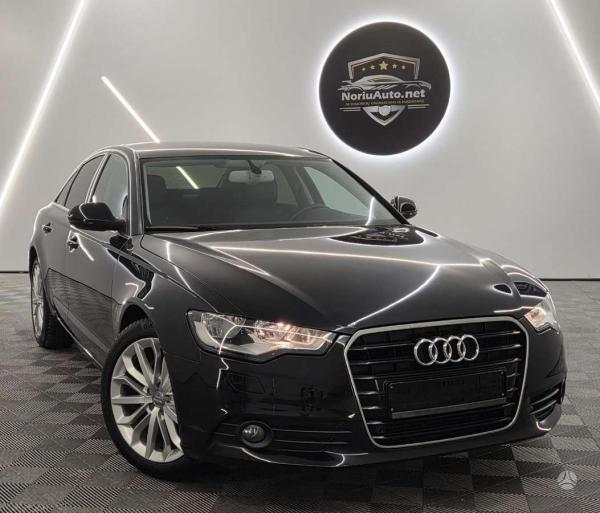 Melns Audi A6 2013 Marijampole, ar dzinēja tilpumu 2.97 L un nobraukumu 311 tūkst. km par 10350 €, foto 1 vietnē AUTOMOTO.COM.LV
