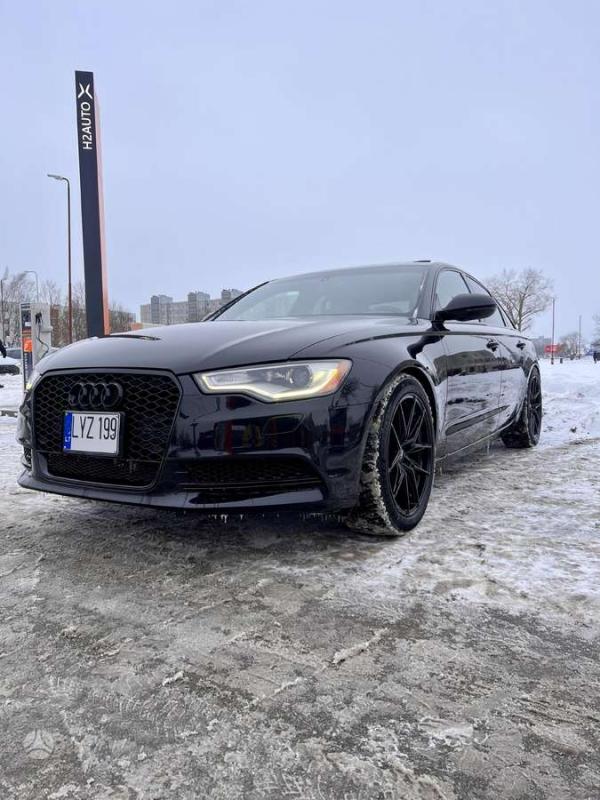 Black Audi A6 2013 in Siauliai, with an engine capacity of 1.98 L and mileage of 193 thousand km for 10000 €, photo 1 on AUTOMOTO.COM.LV