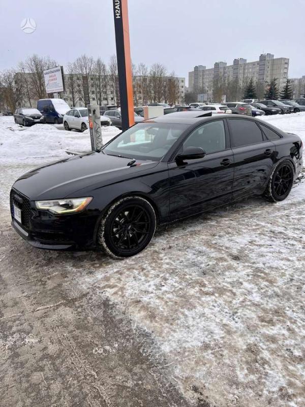 Black Audi A6 2013 in Siauliai, with an engine capacity of 1.98 L and mileage of 193 thousand km for 10000 €, photo 3 on AUTOMOTO.COM.LV