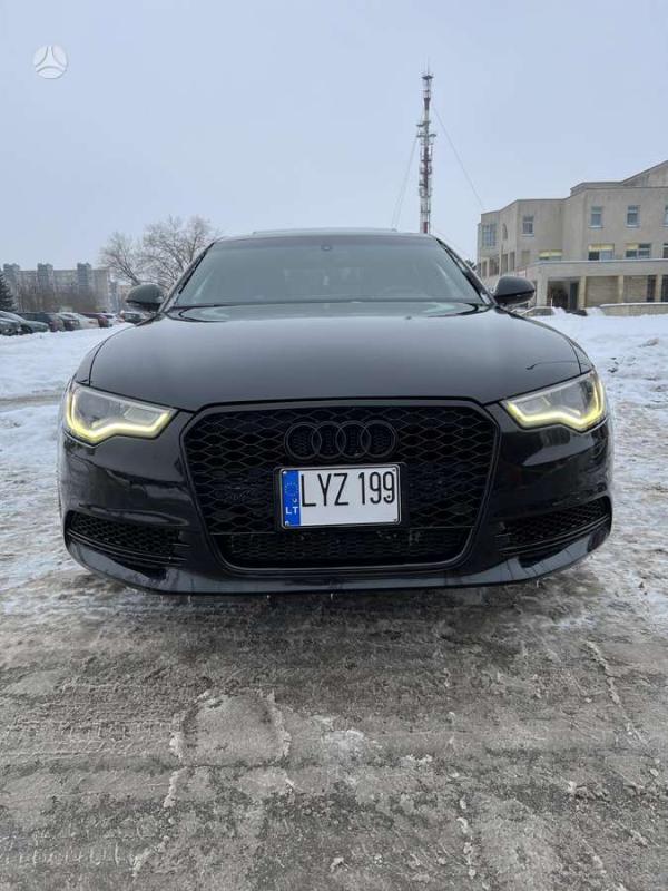 Black Audi A6 2013 in Siauliai, with an engine capacity of 1.98 L and mileage of 193 thousand km for 10000 €, photo 4 on AUTOMOTO.COM.LV