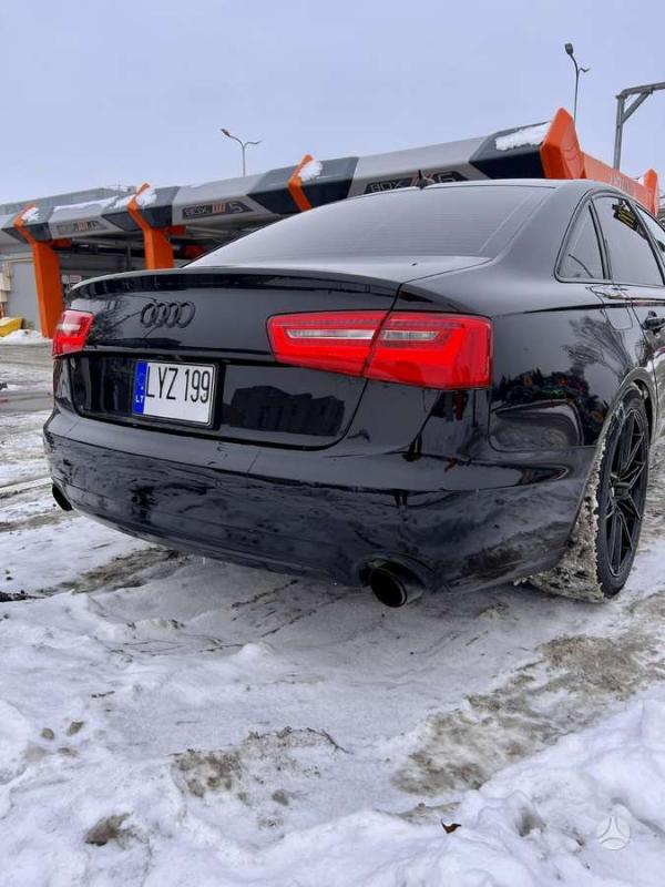 Black Audi A6 2013 in Siauliai, with an engine capacity of 1.98 L and mileage of 193 thousand km for 10000 €, photo 7 on AUTOMOTO.COM.LV