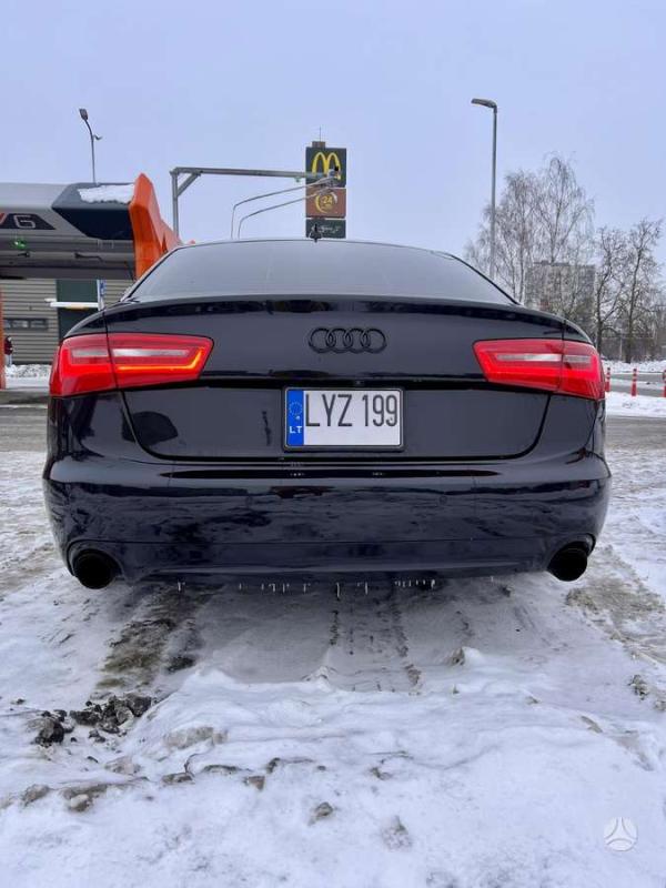 Black Audi A6 2013 in Siauliai, with an engine capacity of 1.98 L and mileage of 193 thousand km for 10000 €, photo 8 on AUTOMOTO.COM.LV