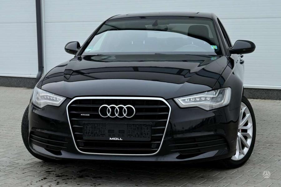 Black Audi A6 2013 in Kretinga, with an engine capacity of 2.97 L and mileage of 210 thousand km for 11499 €, photo 2 on AUTOMOTO.COM.LV