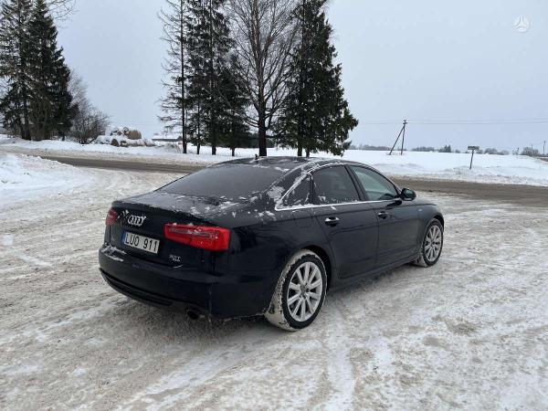 Black Audi A6 2013 in Silale, with an engine capacity of 3.00 L and mileage of 163 thousand km for 10300 €, photo 3 on AUTOMOTO.COM.LV