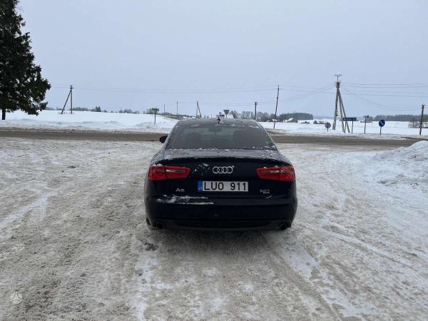 Black Audi A6 2013 in Silale, with an engine capacity of 3.00 L and mileage of 163 thousand km for 10300 €, photo 4 on AUTOMOTO.COM.LV