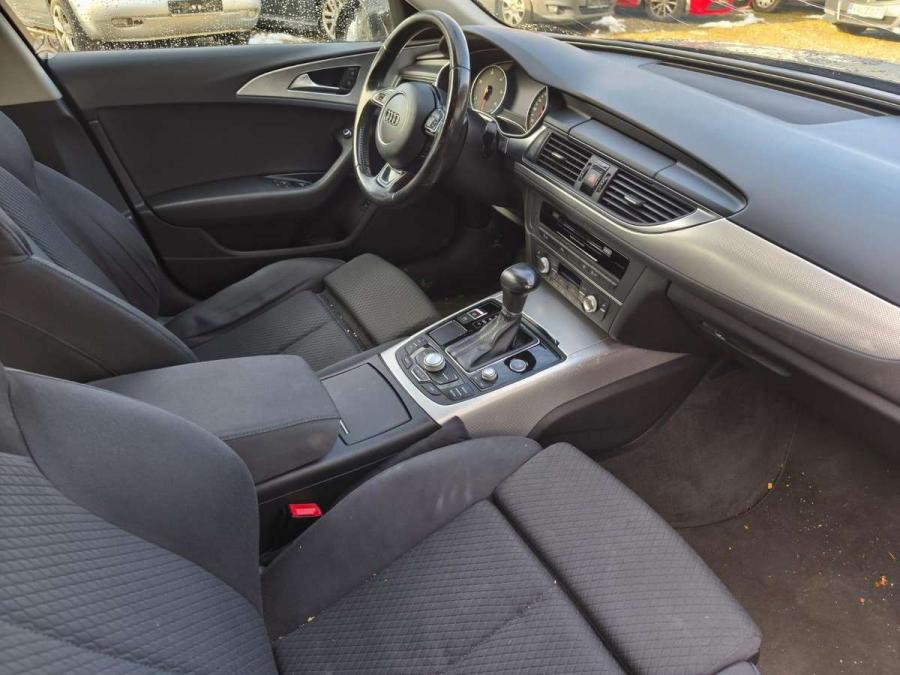 Black Audi A6 2013 in Marijampole, with an engine capacity of 1.97 L and mileage of 217 thousand km for 6300 €, photo 10 on AUTOMOTO.COM.LV