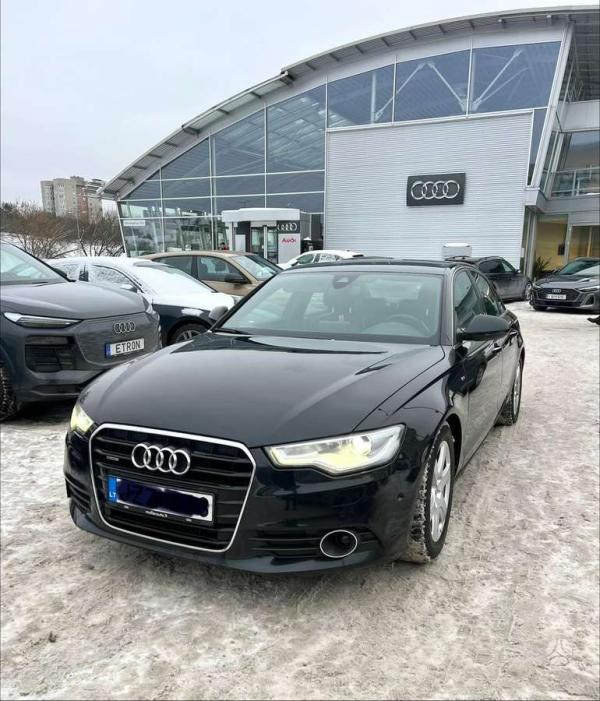 Black Audi A6 2013 in Vilnius, with an engine capacity of 2.97 L and mileage of 266 thousand km for 11295 €, photo 1 on AUTOMOTO.COM.LV