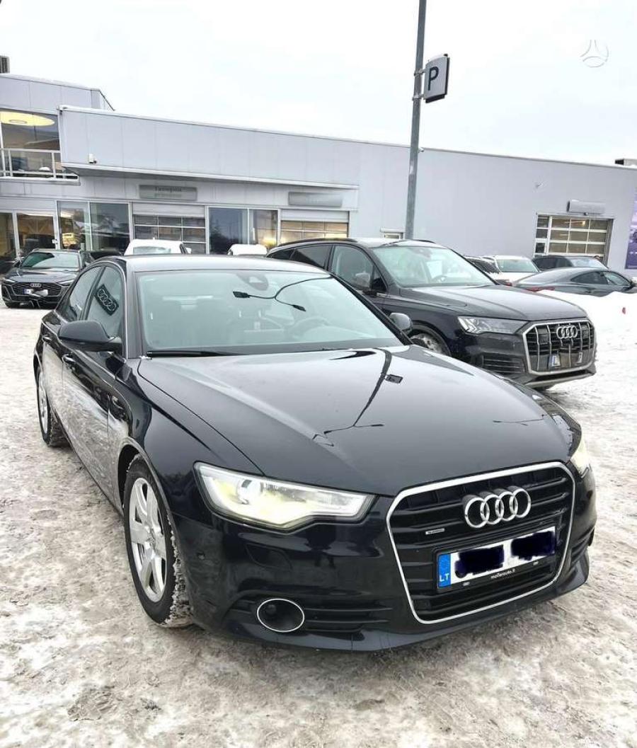 Black Audi A6 2013 in Vilnius, with an engine capacity of 2.97 L and mileage of 266 thousand km for 11295 €, photo 2 on AUTOMOTO.COM.LV