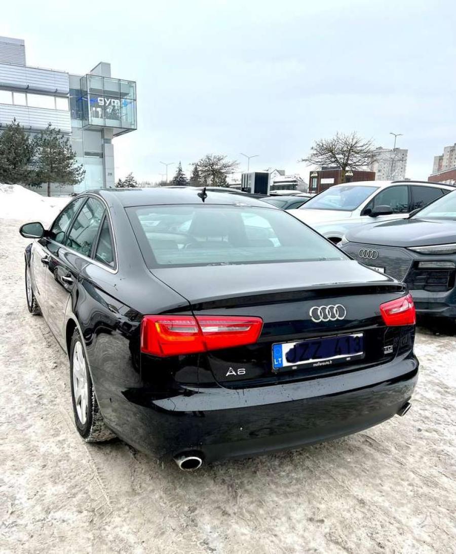 Black Audi A6 2013 in Vilnius, with an engine capacity of 2.97 L and mileage of 266 thousand km for 11295 €, photo 3 on AUTOMOTO.COM.LV