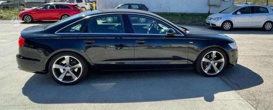 Black Audi A6 2013 in Vilnius, with an engine capacity of 2.97 L and mileage of 266 thousand km for 11295 €, photo 5 on AUTOMOTO.COM.LV