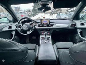 Black Audi A6 2013 in Vilnius, with an engine capacity of 2.97 L and mileage of 266 thousand km for 11295 €, photo 8 on AUTOMOTO.COM.LV
