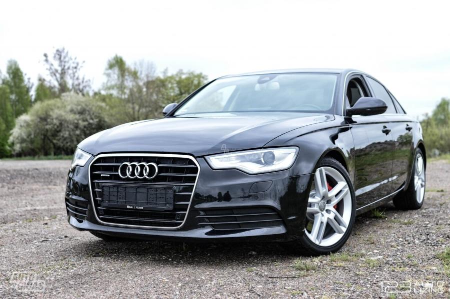Black Audi A6 2013 in Kretinga, with an engine capacity of 3.00 L and mileage of 256 thousand km for 12850 €, photo 1 on AUTOMOTO.COM.LV