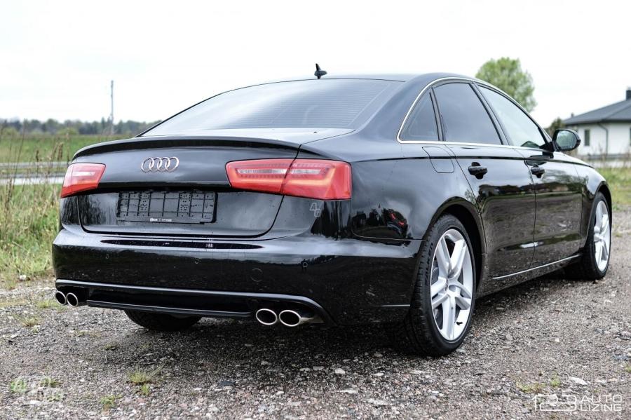 Black Audi A6 2013 in Kretinga, with an engine capacity of 3.00 L and mileage of 256 thousand km for 12850 €, photo 6 on AUTOMOTO.COM.LV