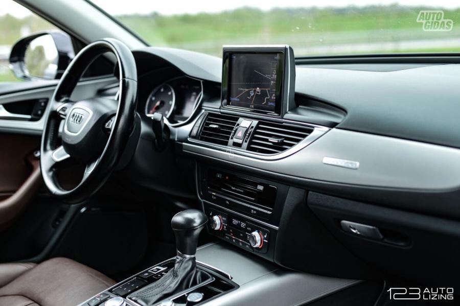 Black Audi A6 2013 in Kretinga, with an engine capacity of 3.00 L and mileage of 256 thousand km for 12850 €, photo 17 on AUTOMOTO.COM.LV