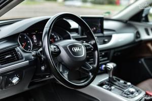 Black Audi A6 2013 in Kretinga, with an engine capacity of 3.00 L and mileage of 256 thousand km for 12850 €, photo 18 on AUTOMOTO.COM.LV