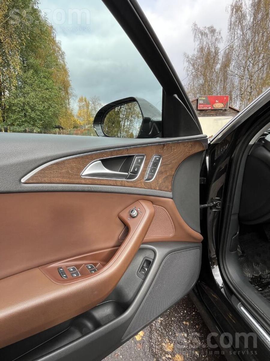 Black Audi A6 2013 in Riga, with an engine capacity of 2.80 L and mileage of 144 thousand km for 13000 €, photo 8 on AUTOMOTO.COM.LV