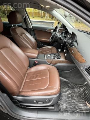Black Audi A6 2013 in Riga, with an engine capacity of 2.80 L and mileage of 144 thousand km for 13000 €, photo 9 on AUTOMOTO.COM.LV