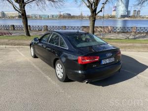 Black Audi A6 2013 in Riga, with an engine capacity of 2.80 L and mileage of 132 thousand km for 9800 €, photo 6 on AUTOMOTO.COM.LV