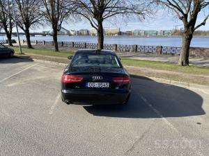 Black Audi A6 2013 in Riga, with an engine capacity of 2.80 L and mileage of 132 thousand km for 9800 €, photo 7 on AUTOMOTO.COM.LV