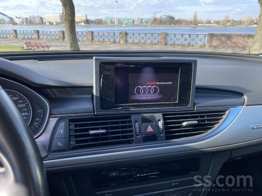 Black Audi A6 2013 in Riga, with an engine capacity of 2.80 L and mileage of 132 thousand km for 9800 €, photo 8 on AUTOMOTO.COM.LV