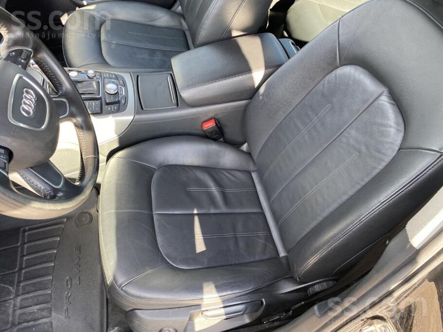 Black Audi A6 2013 in Riga, with an engine capacity of 2.80 L and mileage of 132 thousand km for 9800 €, photo 11 on AUTOMOTO.COM.LV