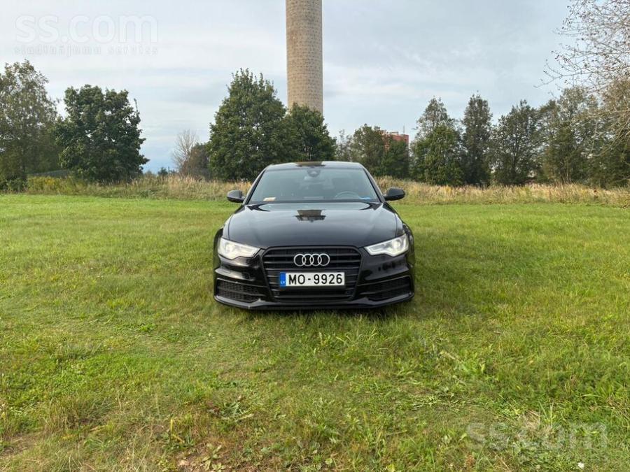 Black Audi A6 2013 in Riga, with an engine capacity of 2.00 L and mileage of 360 thousand km for 9000 €, photo 1 on AUTOMOTO.COM.LV