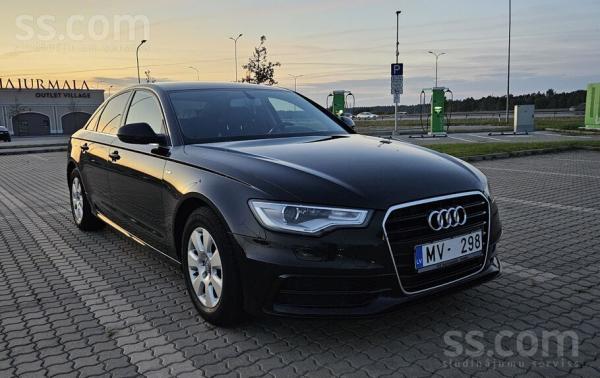 Black Audi A6 2013 in Riga, with an engine capacity of 2.00 L and mileage of 191 thousand km for 11600 €, photo 3 on AUTOMOTO.COM.LV